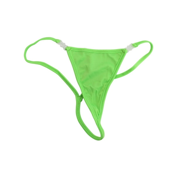 Flirtzy Mini Micro Stretchy Y Back G-String Thong with Breakaway Clasps ...