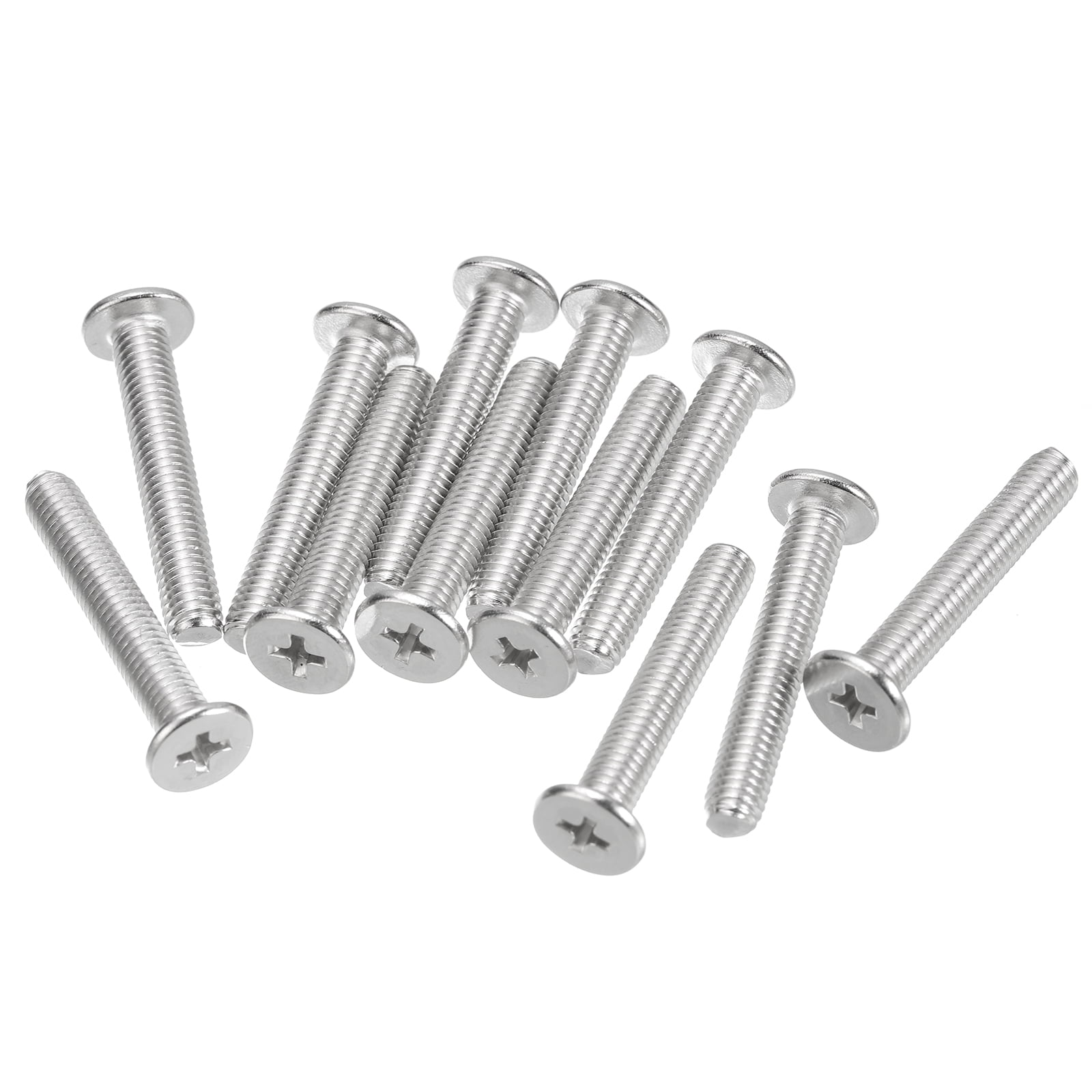 Click here for Unique Bargains M5x0.8x30mm 12pack Metal Flat Roun... prices