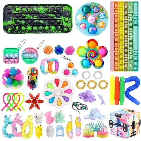 Fidgets, FidgetPopItsToy, Fidget Pack, Figetsss Toys Set Figetget Pack Anxiety Relief Fidgets ...