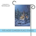 Toland Home Garden Snowy Steeple Christmas Winter Flag Double Sided ...
