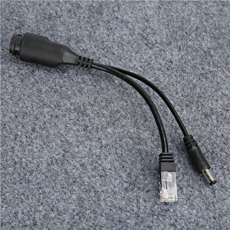 24V POE Adapter Cable, POE Adapter Splitter, Telephone For Router Black ...
