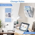 Clear Acrylic Wall File Organizer, One-Piece Mount Holder for Mail ...