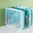 Sterilite Small Stackable Plastic Storage Bins 6 Pack with Divided ...