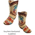 Urbalabs Western Lizard Cowboy Boot Vase South Western 7 Inch Brown ...
