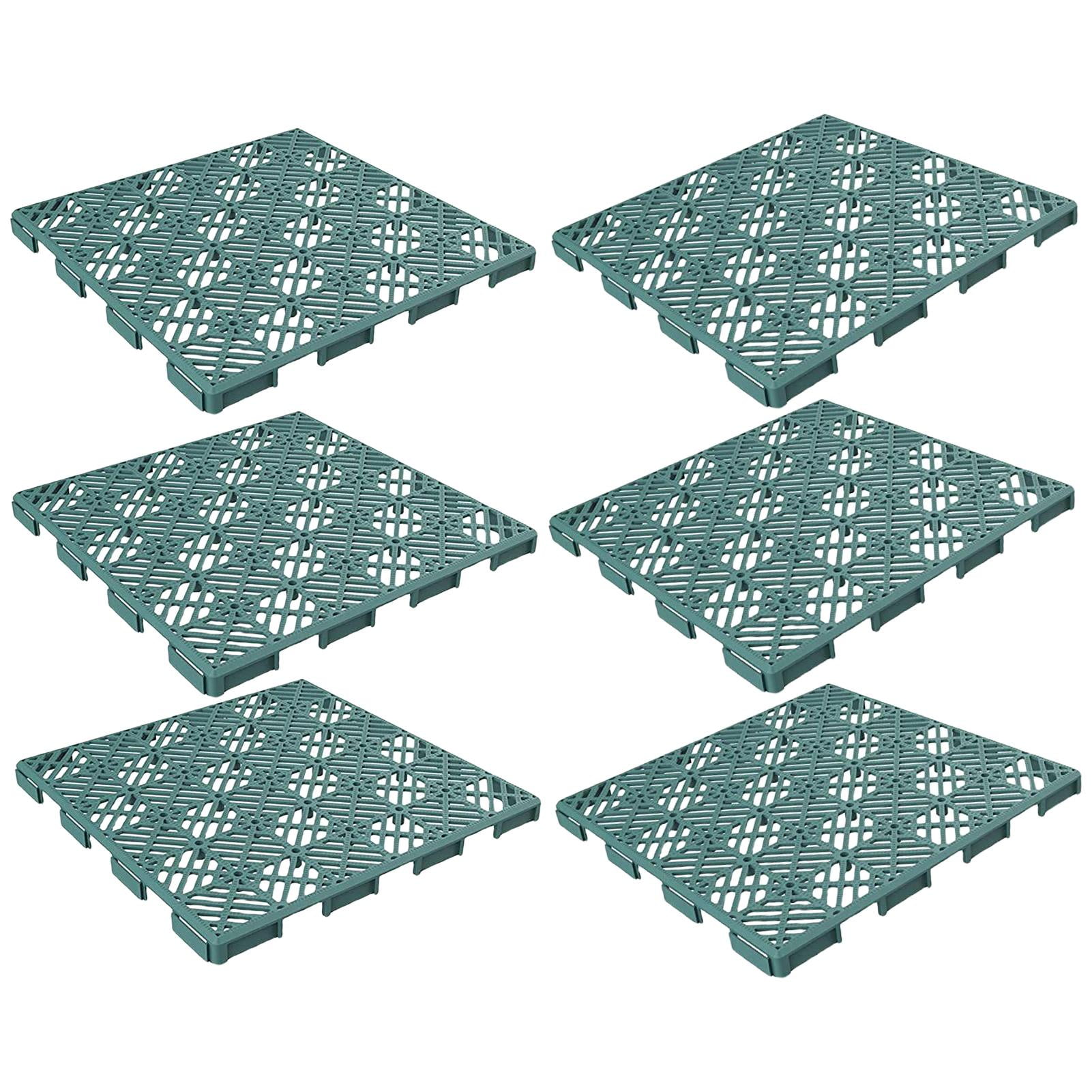 Buy Interlocking Floor Tiles - Anti-Slip Diamond Pattern Deck Flooring ...