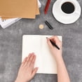 1Set 3Pcs Paper Blank Notebooks Travel Diary Rectangle Tan 210x110x6mm ...