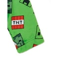Minecraft Boys Plush Feel Print Robe, Sizes 4-12, 100% Polyester ...