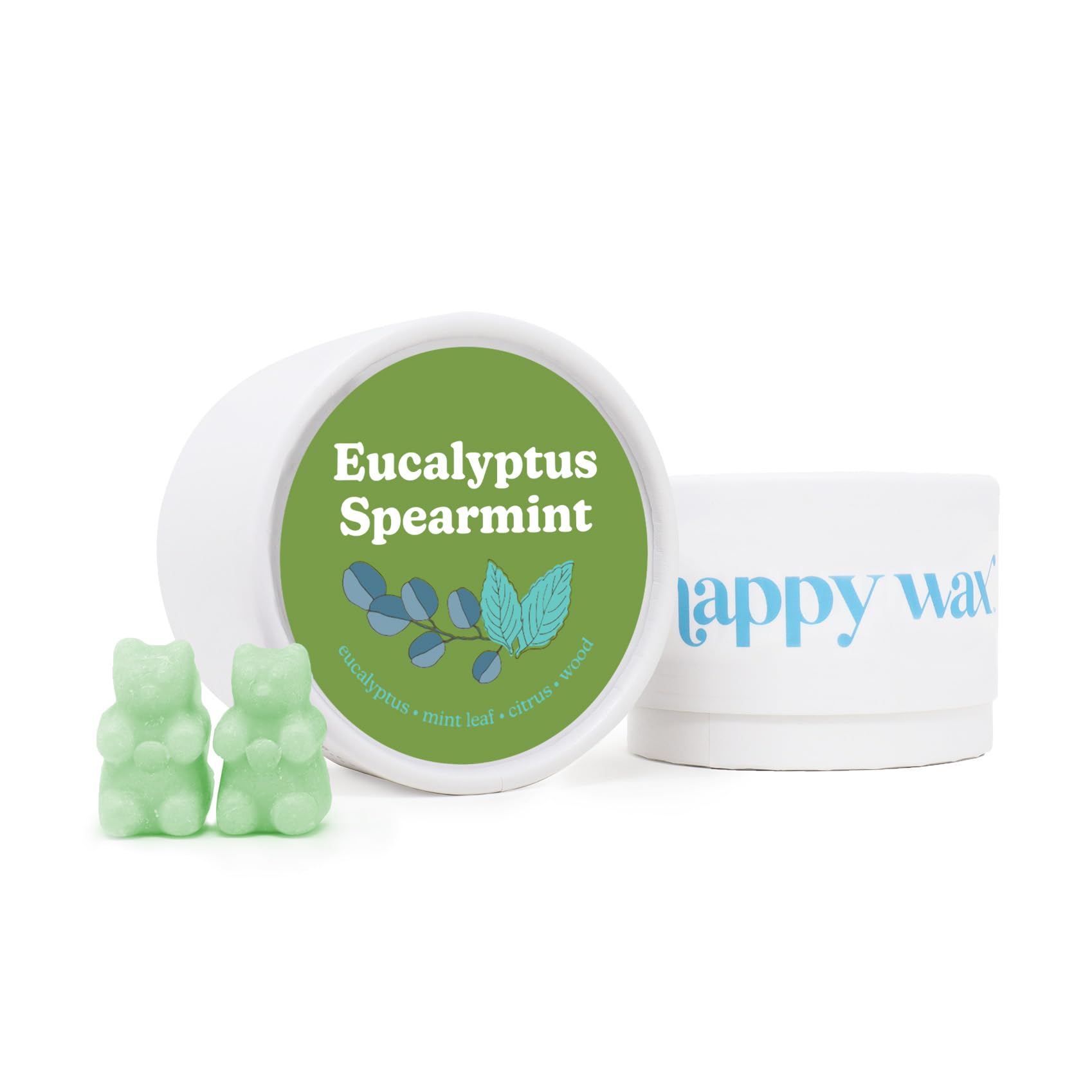 Cera de oso perfumada de eucalipto y menta Happy Wax, cera aromática de ...