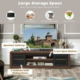 Costway Large TV Stand for TV's Up to 65'' Entertainment Center with ...