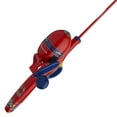Shakespeare Spiderman Fishing Pole Kit for Kids - Child's 2'6" Spincast ...
