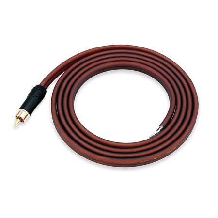 RCA to Speaker Wire 24K Gold-Plated Copper RCA Plug 14AWG 10feet Oxygen ...