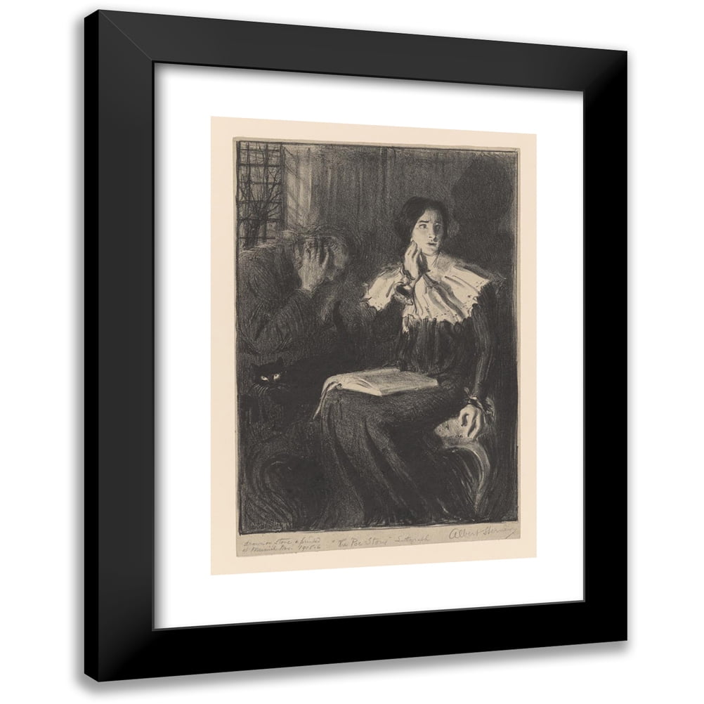 Albert Sterner 18x24 Black Modern Framed Museum Art Print Titled - The ...