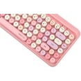 Ubotie Portable Bluetooth Colorful Computer Keyboards Wireless Mini