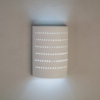 Luxury Lighting, Gilly 10" High Ceramic Outdoor Wall Mounted Light ...