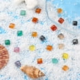 5pcs Natural Agate Cabochons Square Mixed Color 8x8x4mm - Walmart.com