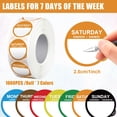 7000 Pcs Day of The Week Labels Food Labels with Adjustable Label ...