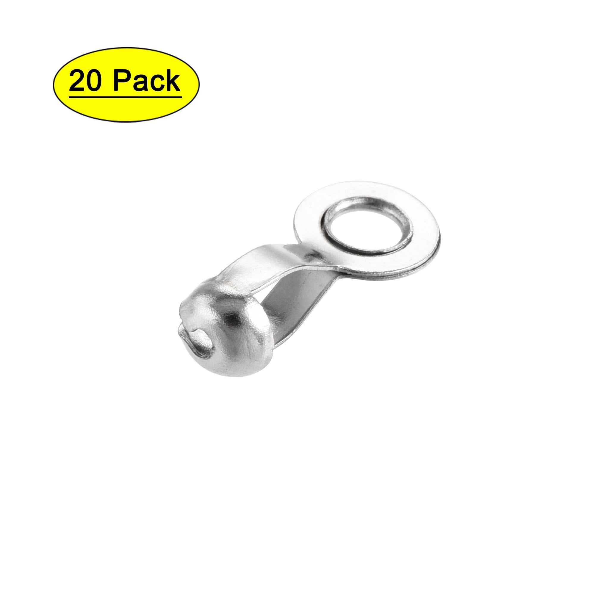 Uxcell 3mm 3.2mm Pull Loop Ball Chain Connector 20 Count - Walmart.com