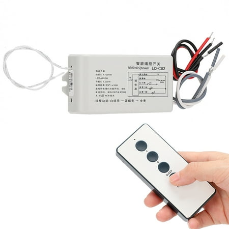 Remote Control Switch, Wireless Remote Switch, Connect Any Load For ...