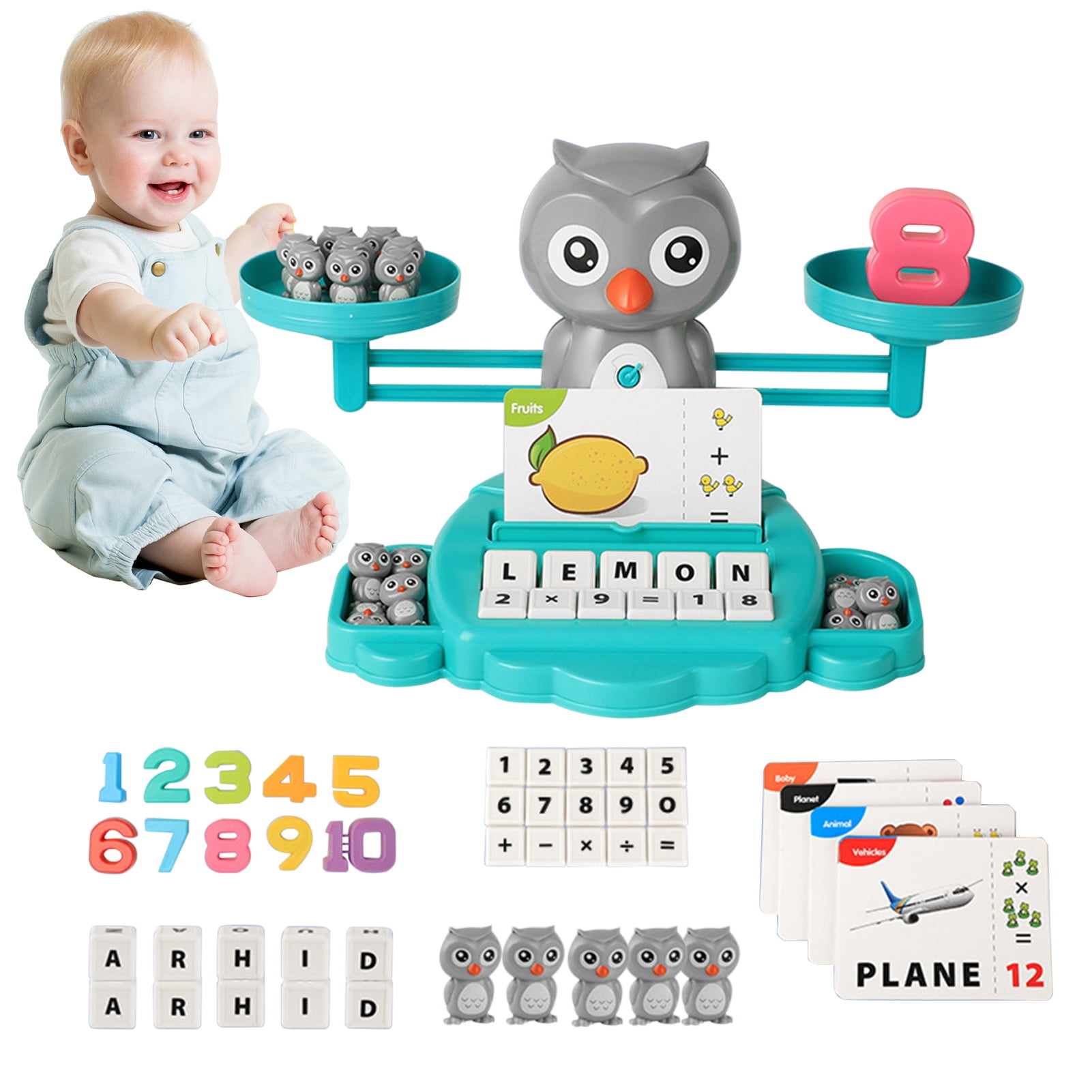 Hemousy Balance Cool Math Game Owl Balance Counting Educational Toys Hemousy Balance Cool Math Game Owl Balance Counting Educational Toys