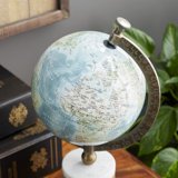 Free Shipping! DecMode 8 Blue Globe Coastal Decorative Tabletop Decor ...