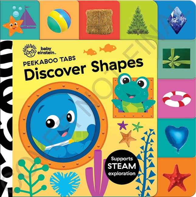 Baby Einstein: My First Shapes Peekaboo Tabs (Board book) - Walmart.com