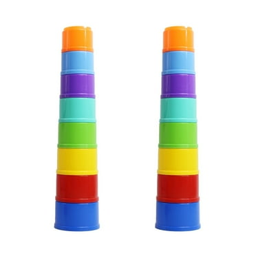 The First Years Infant Baby Development Stacking & Counting Cups, Motor ...