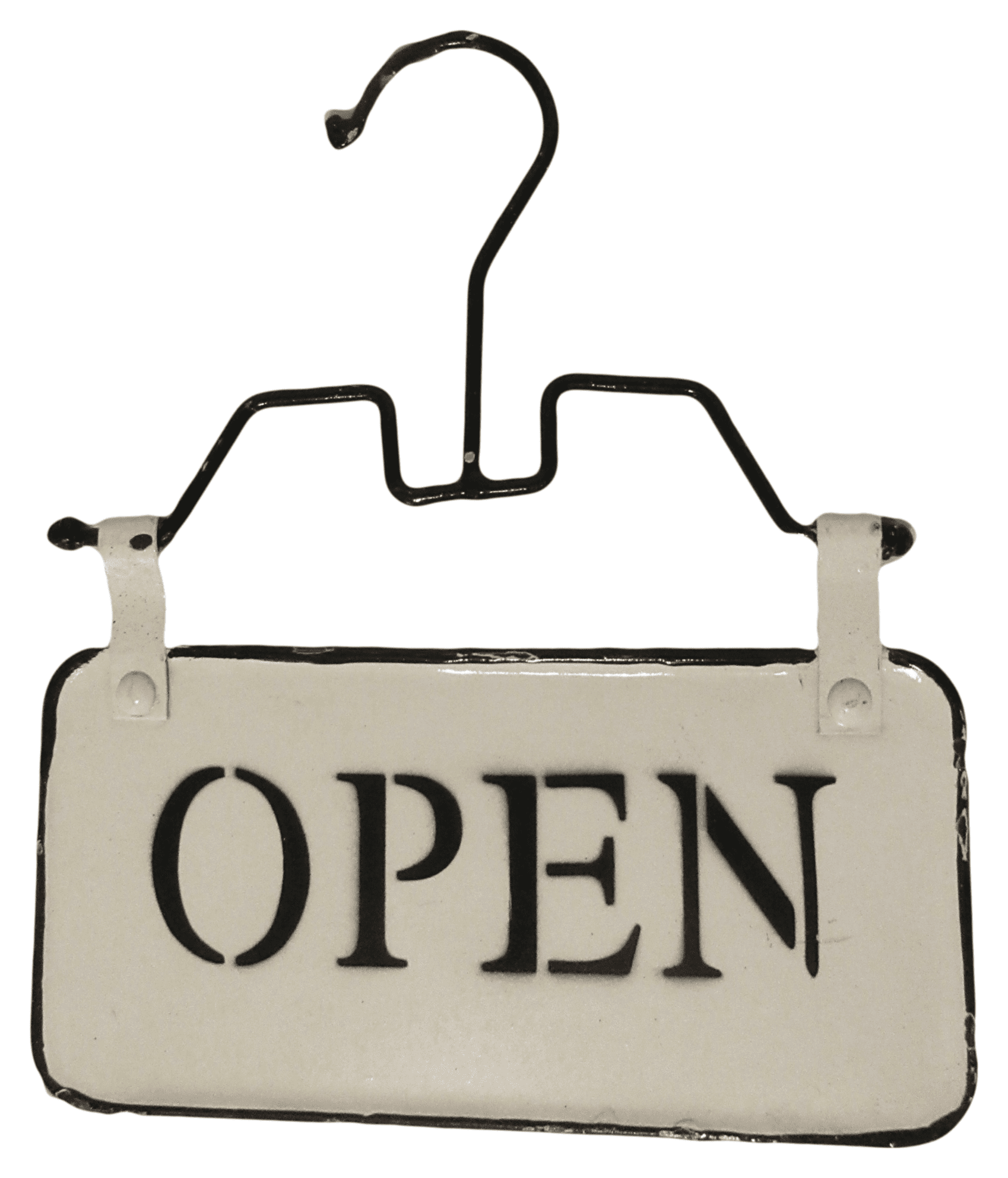 Hanging Metal OPEN CLOSE Sign - Walmart.com