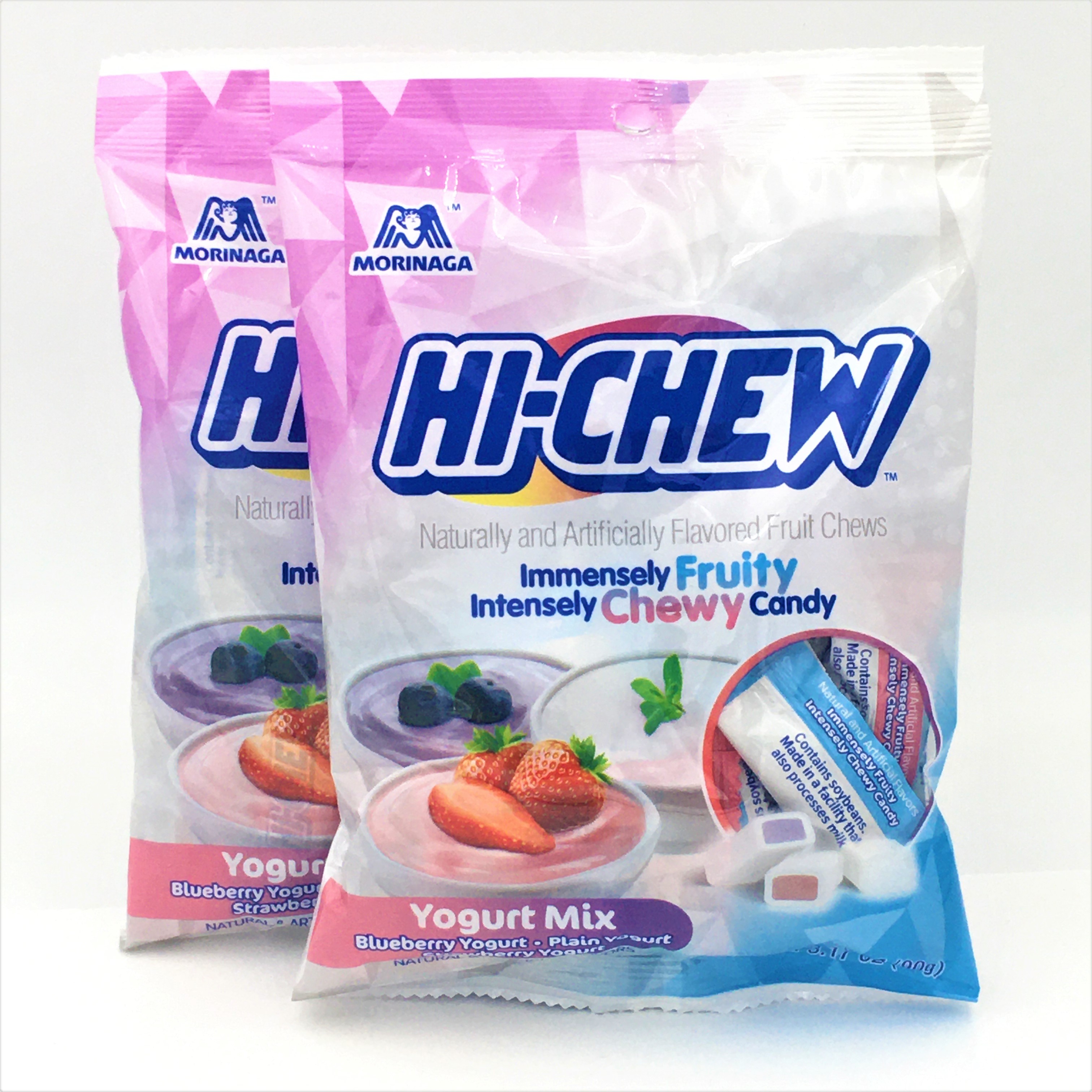Morinaga Hi-Chew Fruity Chewy Candy - Yogurt Mix 3.17 oz (Pack of 2 ...