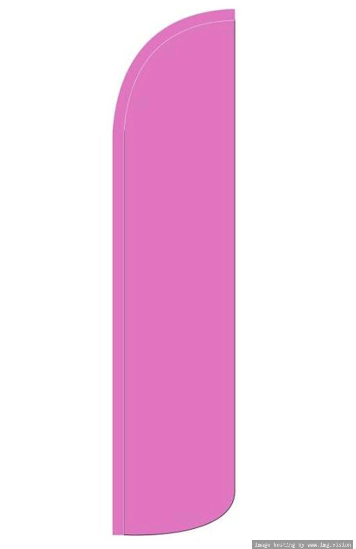 Pink (Solid Colour) Windless flag Without Pole Advertisement /Business ...