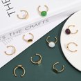 3 Size Stainless Steel Open Cuff Finger Ring Finding Pad Ring Settings ...