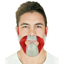 HPO Adult Men’s Long Cowboy Mustache – Light Brown Synthetic Facial ...