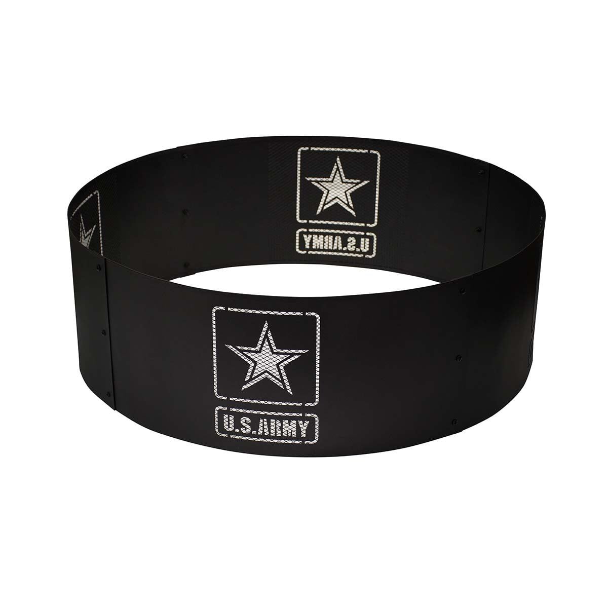 Blue Sky Outdoor Steel Decorative Fire Pit Ring, Army, 36" x 12 ...