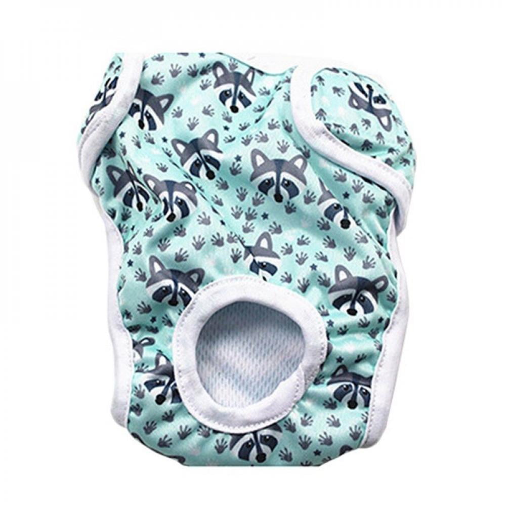 Female Print Dog Shorts Physiological Sanitary Pants Reusable Menstrual ...