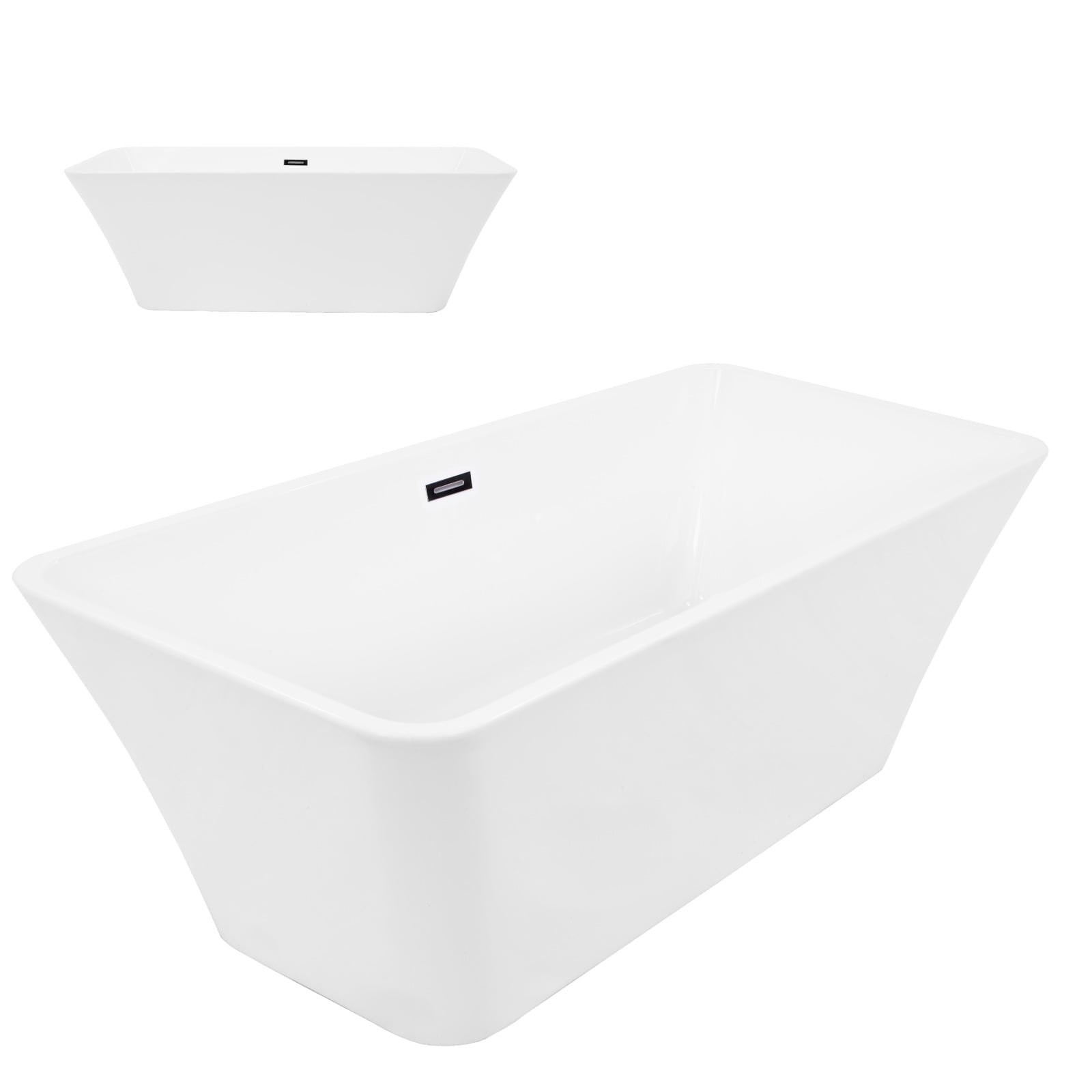 Tina De Baño Minimalista De Lujo Rectangular Ninon Home | Walmart en línea