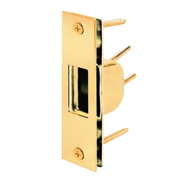 Brass Standard Door Lock Residential Strike Plate - Walmart.com