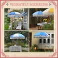 LAGarden 6 Ft Fringe Umbrella Replacement Canopy Top Cover Outdoor ...