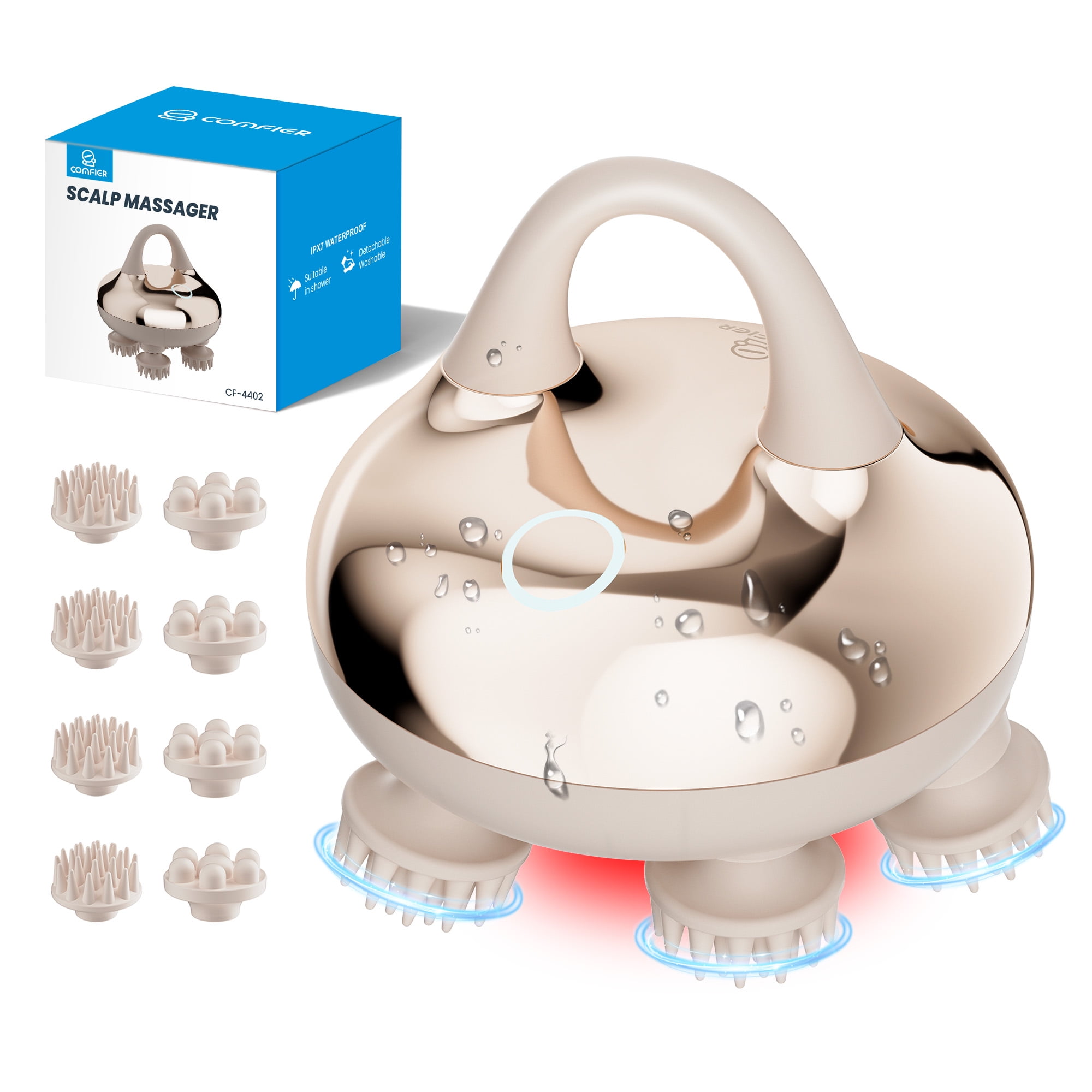 Click here for Comfier Cordless Scalp Massager With 3 Kneading Mo... prices