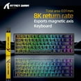 ATTACK SHARK X68HE X68Pro He Magnetic Mechanical Keyboard for Pro ...