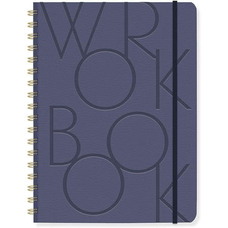 Fringe Studio Navy Semi-Concealed Notebook, Faux Leather, Bold Type ...