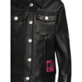 Barbie Toddler Girl Faux Leather Moto Jacket, Sizes 2T-5T - Walmart.com