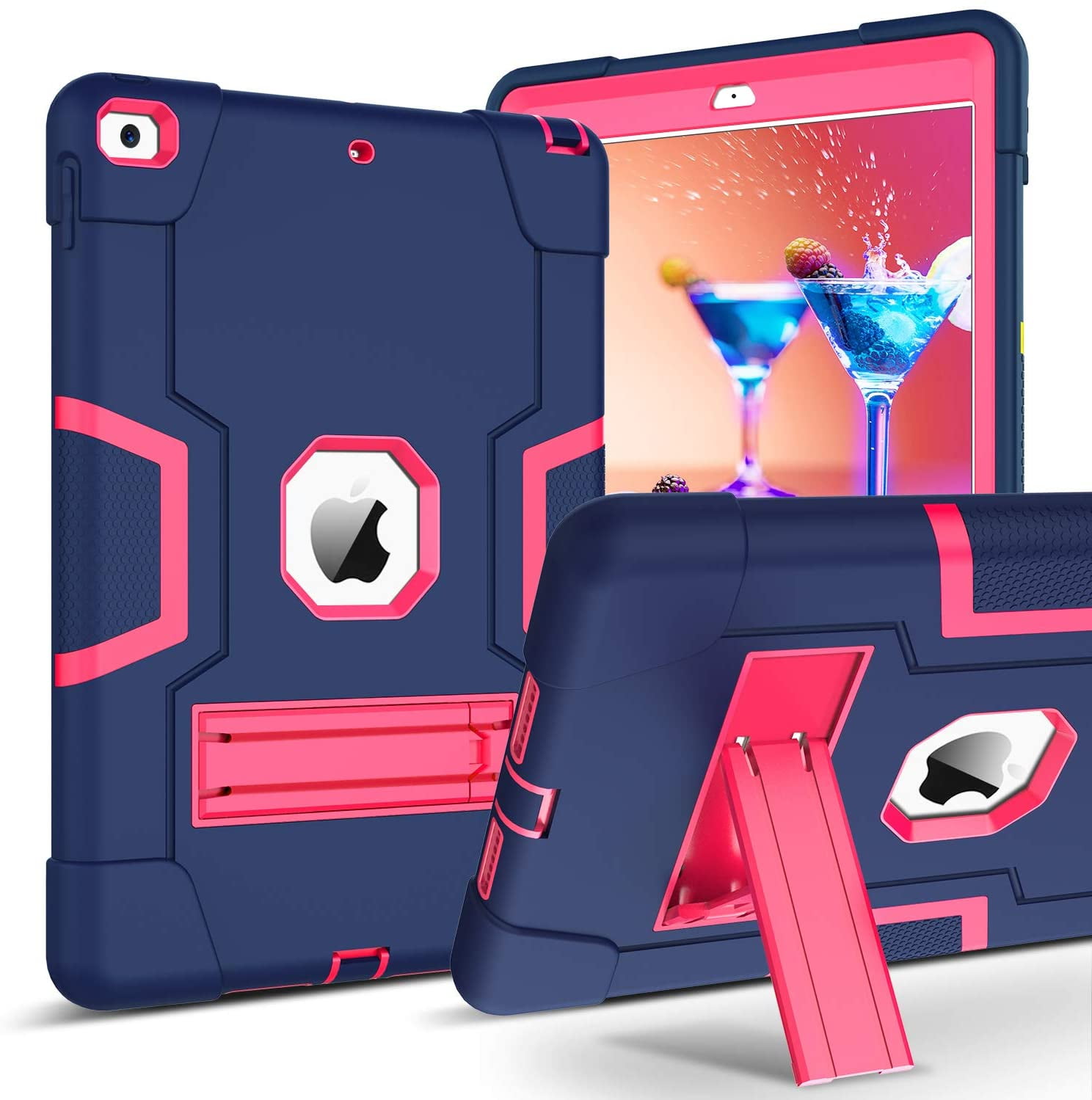 iPad 7th gen case iPad 10.2 Case 2019 DOMAVRE 3 in 1 iPad Cases 7the ...