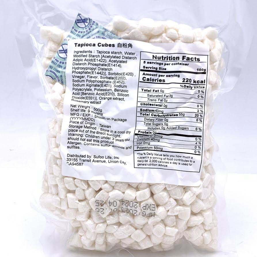 Taiwanese Tapioca Cubes 白粉角 - Walmart.com