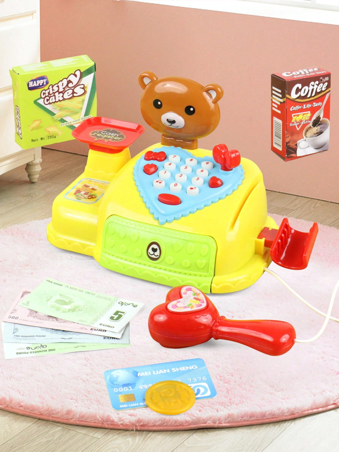 Kids' Pretend Play Cartoon Smart Cash Register Toy | Walmart en línea