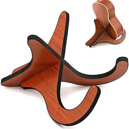 Ukulele Stand Wood Stand Wooden X-Frame Style Portable String ...