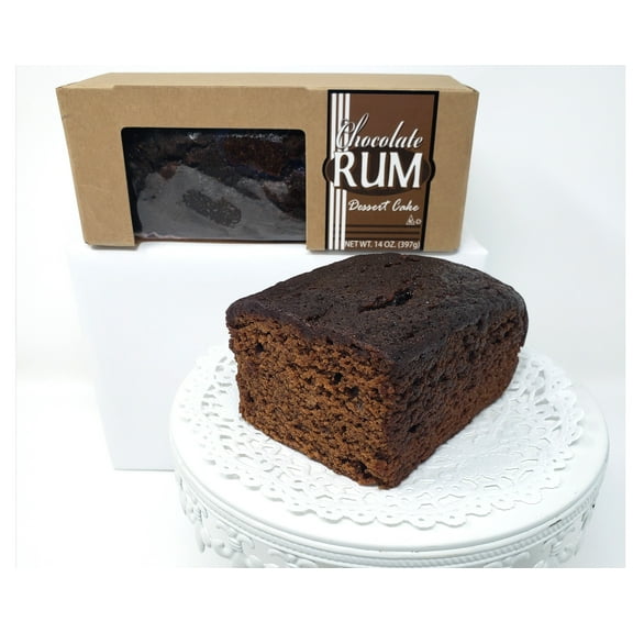 Jane Parker Bourbon & Rum Fruit Cake 32 Ounce Ring (2 lbs) Fruitcake in Decorative Holiday Tin ...