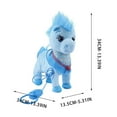 B Realistic Animated Mechanical Stuffed Pony Toy With Fringe Apron Soft ...
