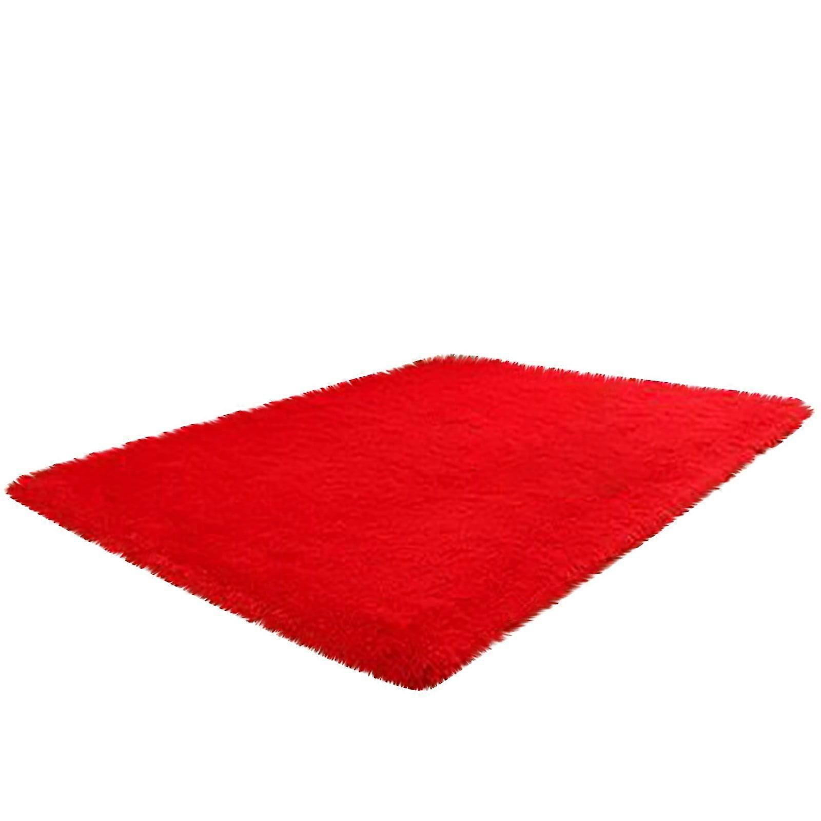 Click here for Czy Modern Shaggy Red Area Rug  5 X 7  Soft Fluffy... prices