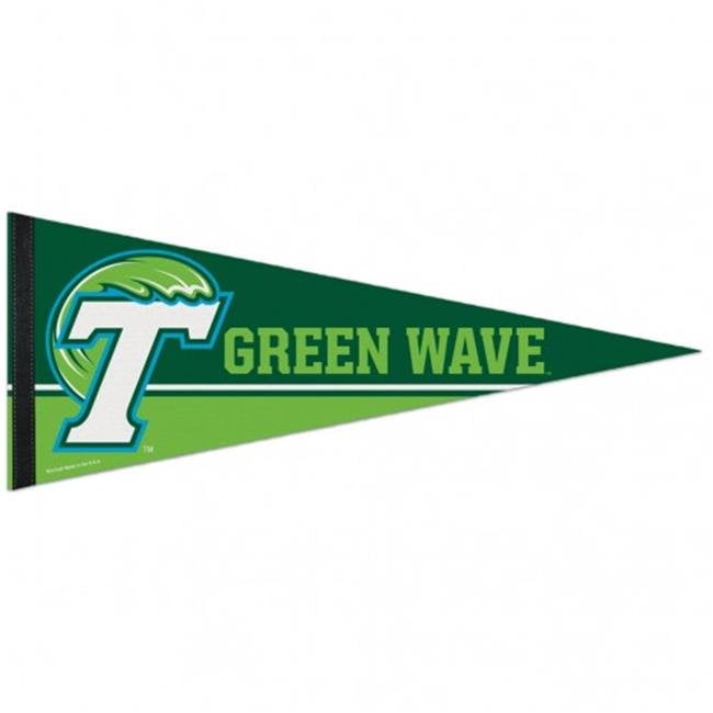 Tulane Green Wave Pennant 12x30 Premium Style - Walmart.com