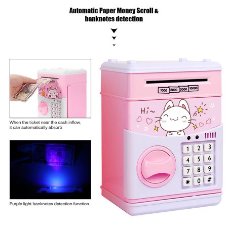 Cute Cartoon Cat ATM Savings Money Savings Jar Piggy Banks Toy for Real ...