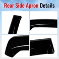 Ikon Motorsports Rear Bumper Aprons Fits 2022-2025 Subaru WRX Gloss ...
